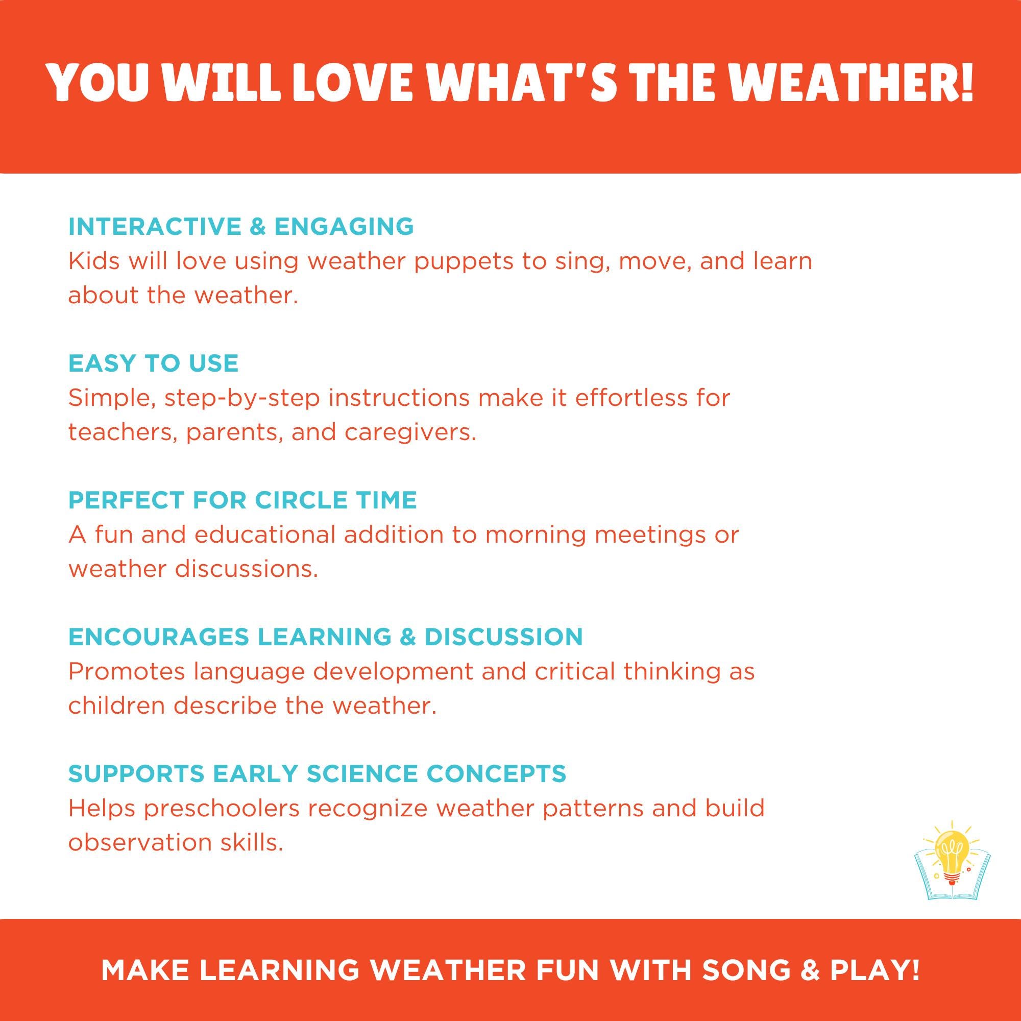 Weather Puppets & Music - Homeschooler Weather Printable, Montessori Ed ...