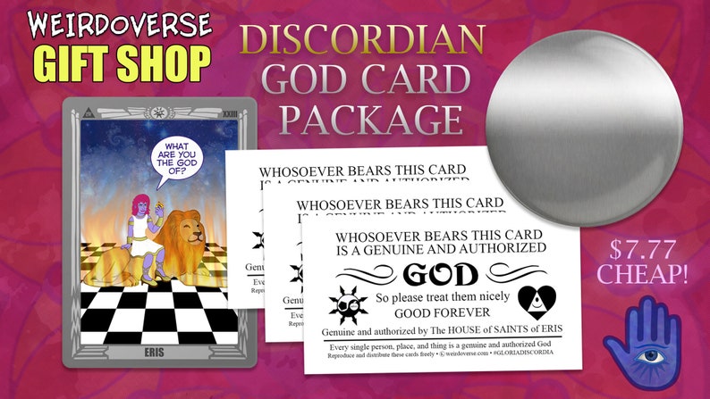 Discordian God Card Package - Etsy