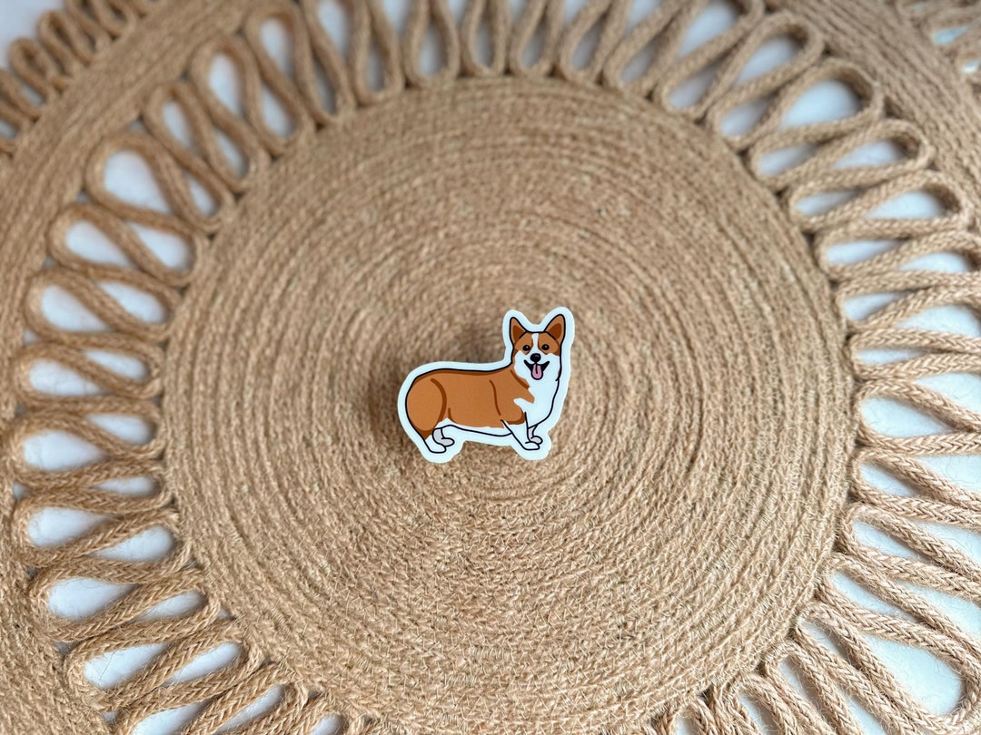 Pembroke Welsh Corgi Sticker Waterproof Waterbottle Laptop Dog Sticker ...