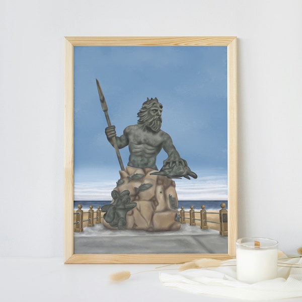 King Neptune Art - Etsy