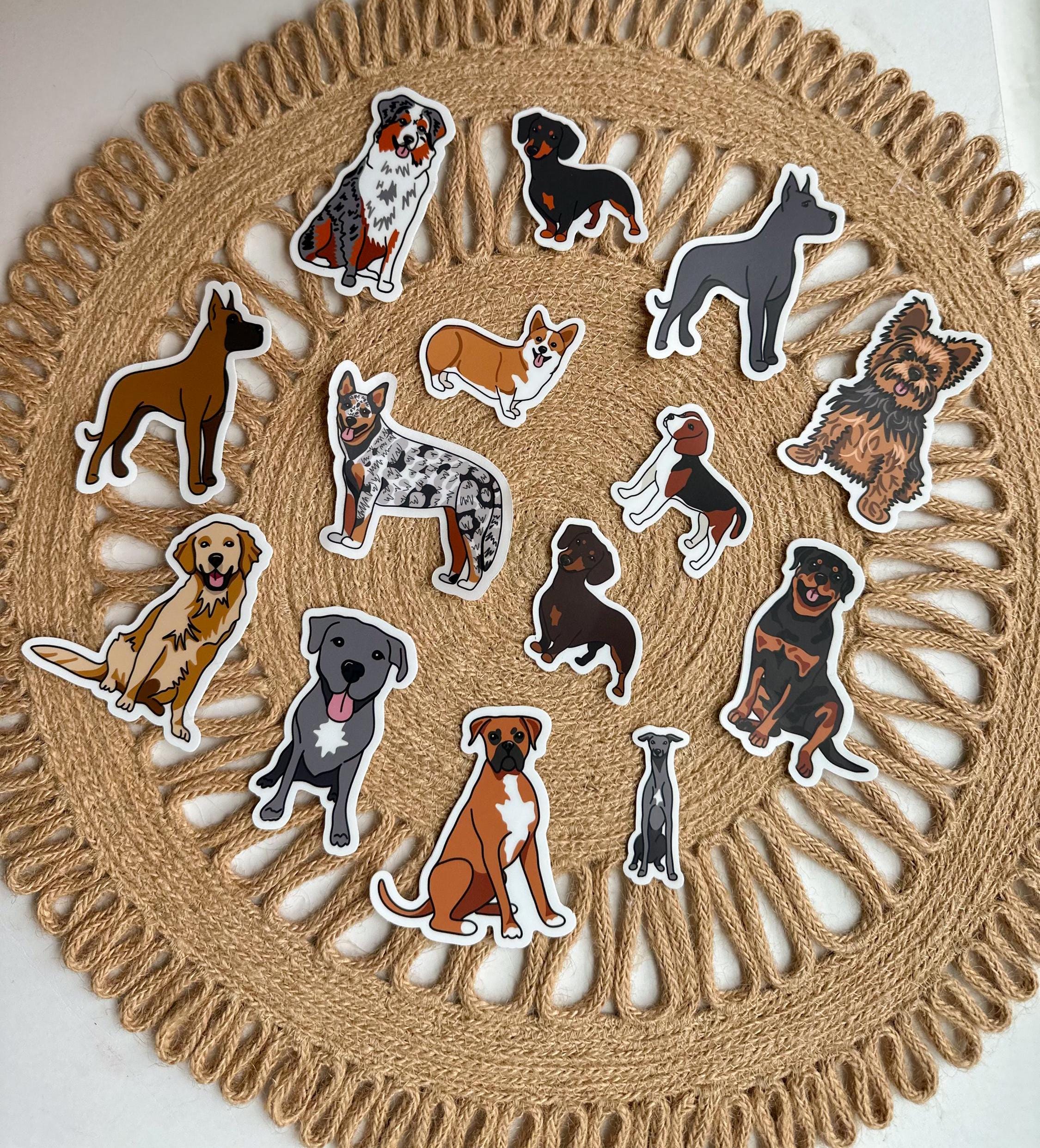 Labrador Retriever Sticker Waterproof Waterbottle Laptop Yellow Black ...