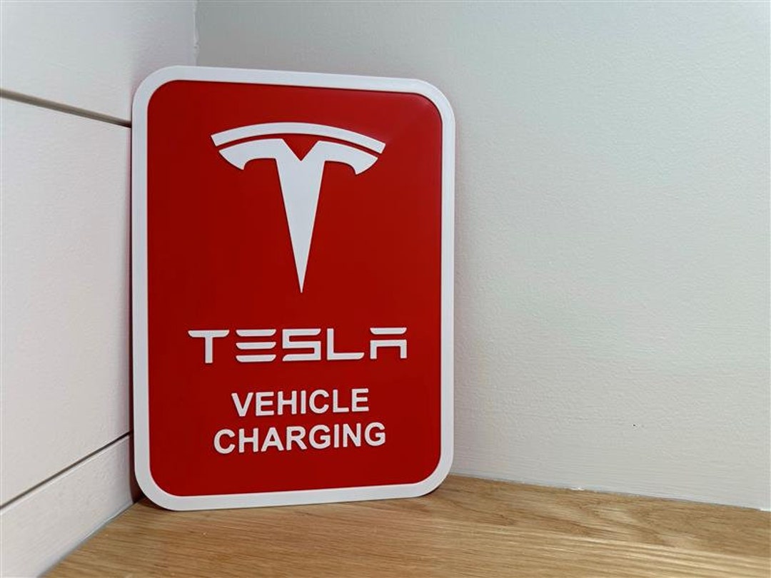Tesla Charging Sign - Etsy