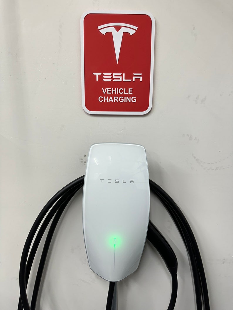 Tesla Charging Sign - Etsy