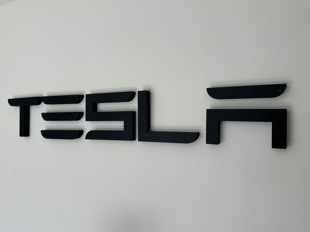Tesla Marque Letters - Etsy