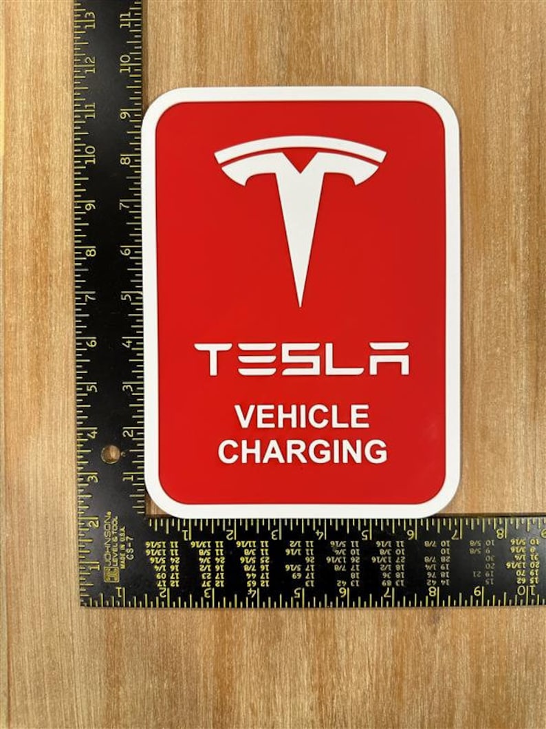 Tesla Charging Sign - Etsy