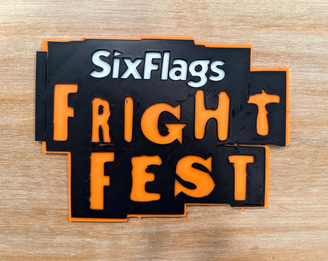 Fright Fest Replica Sign - Etsy