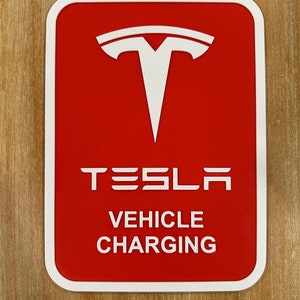 Tesla Charging Sign - Etsy
