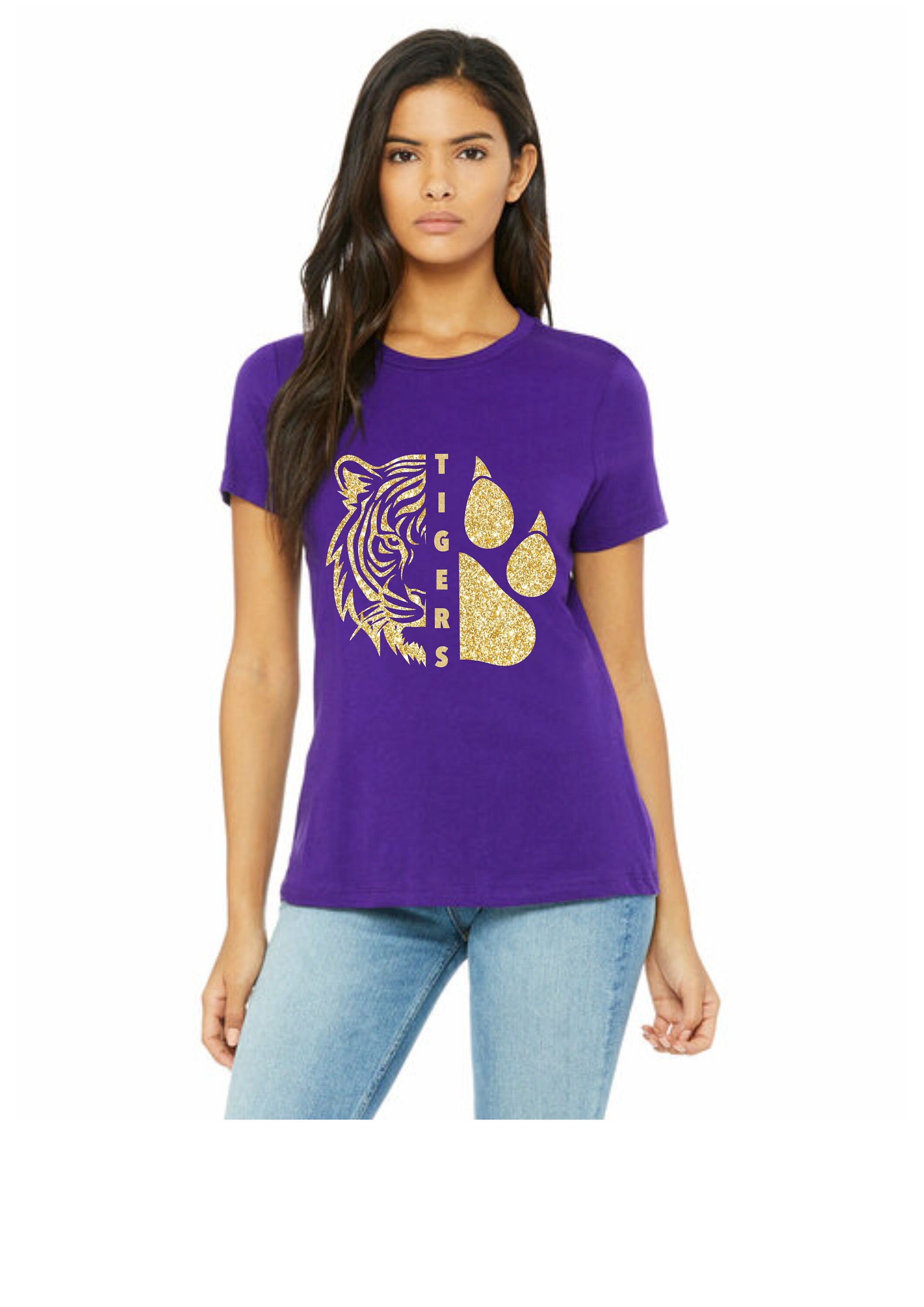 Gold Glitter Tiger PNG, Instant Download - Etsy