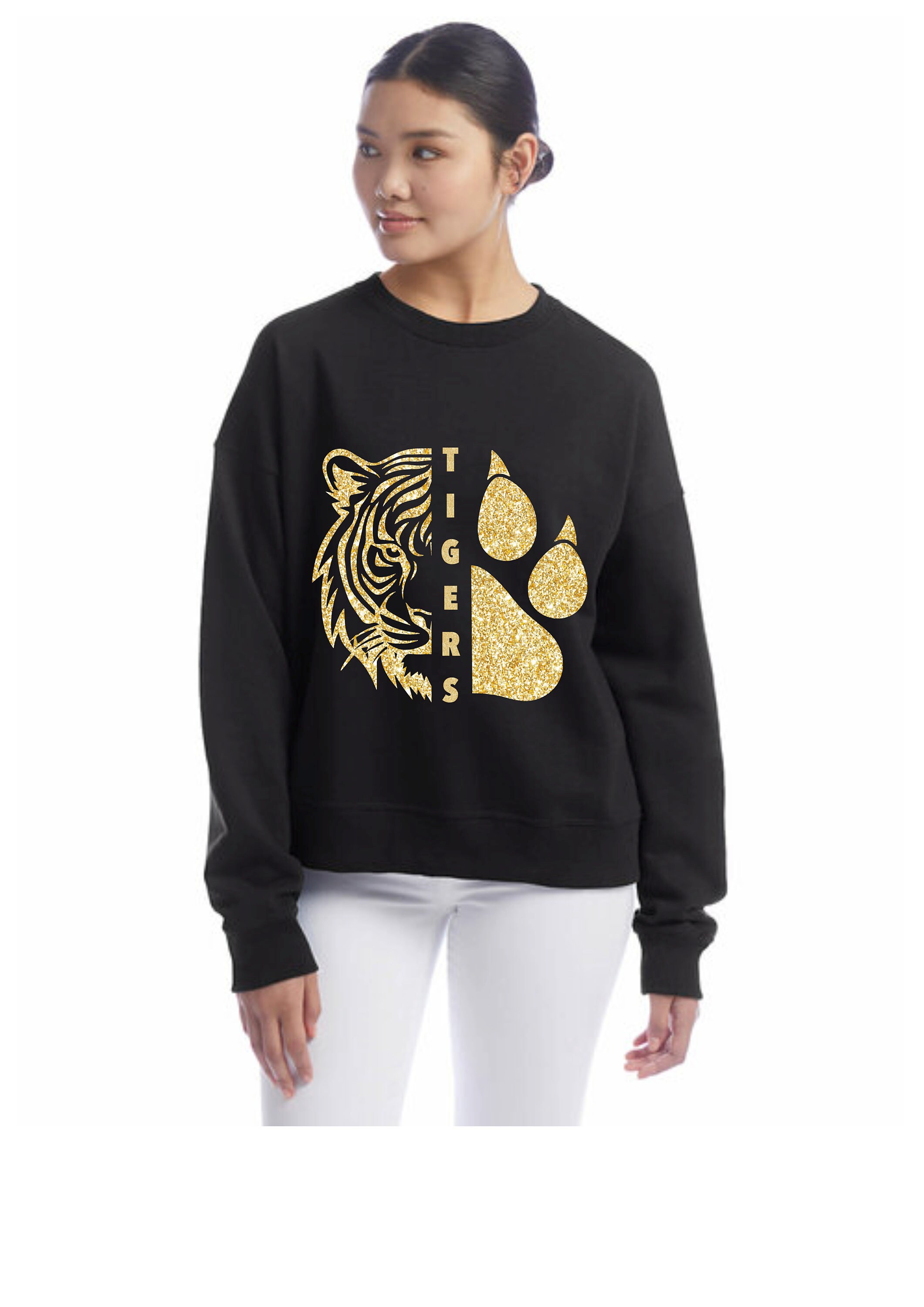 Gold Glitter Tiger PNG, Instant Download - Etsy