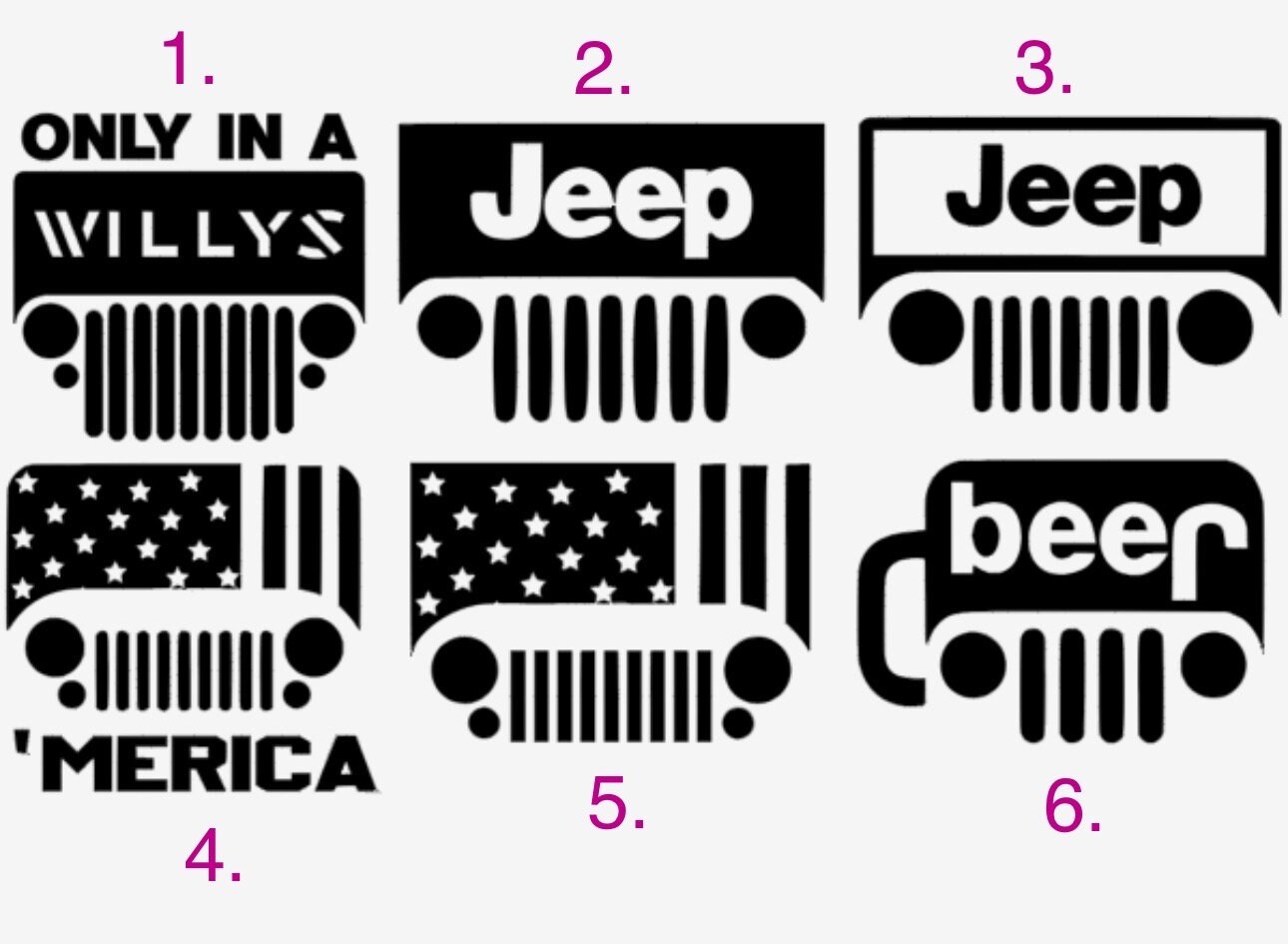 Front End Decal - Etsy