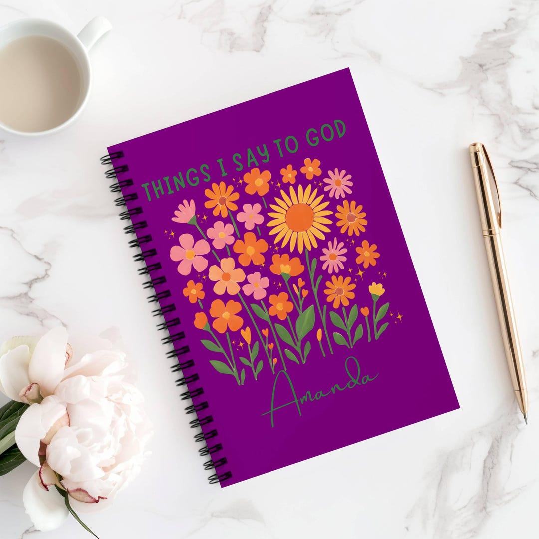 Personalized Prayer Journal, Christian Adult Gift, Devotional Journal ...