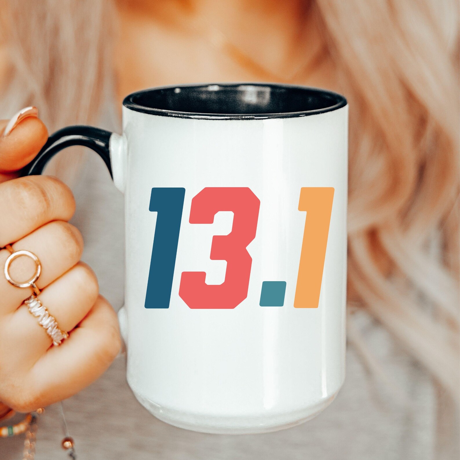 13.1 Ceramic Mug, Running Coffee Cup, Running Gifts for Men and Women ...