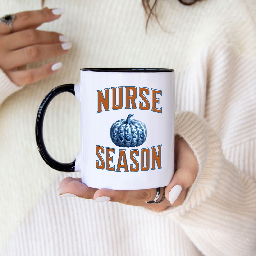 Fall Themed Nurse Coffee Mug for Healthcare Workers, Autumn Gifts for ...