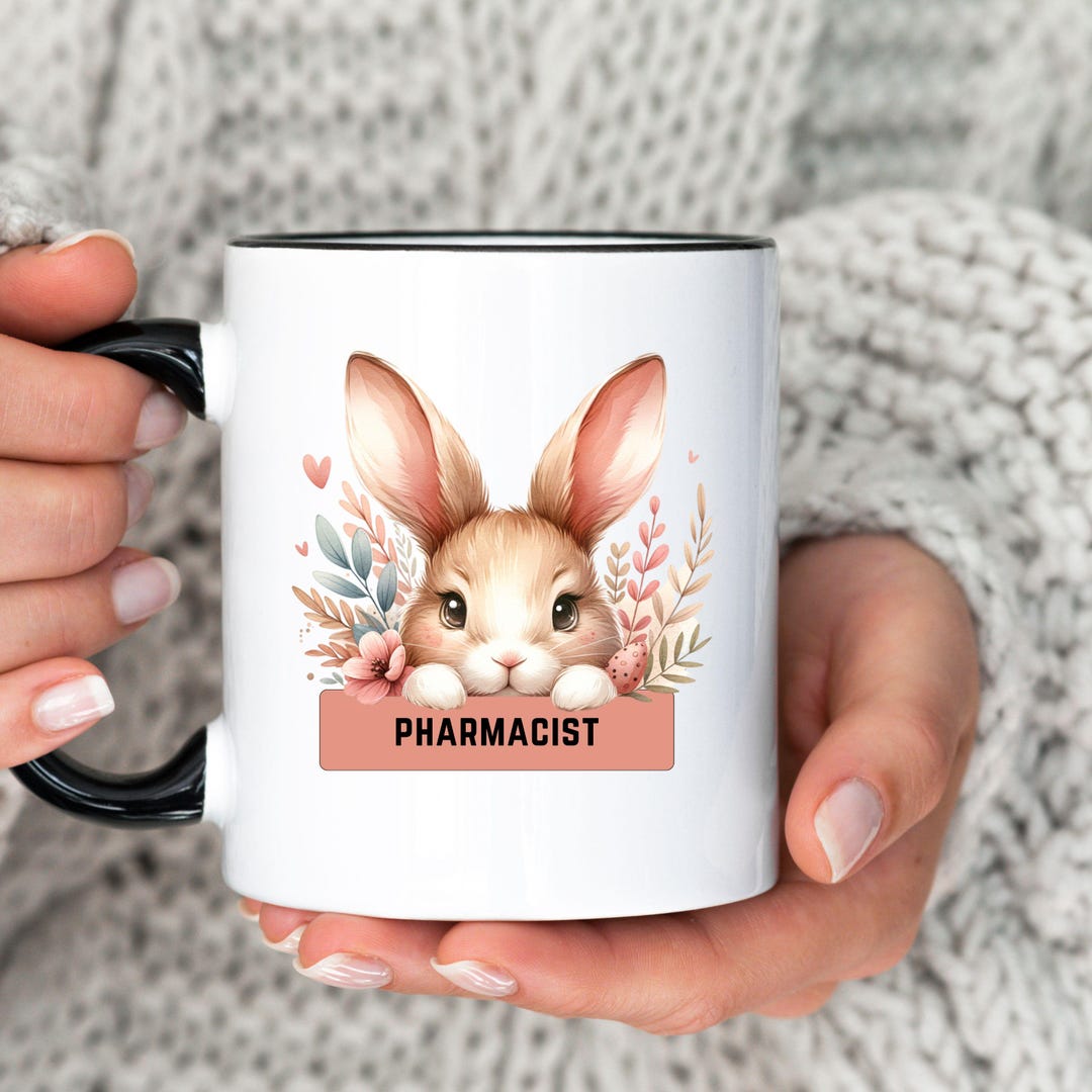 Easter Bunny Pharmacist Mug | Graduation Gift | Pharmacy Mug | Pharmacy ...