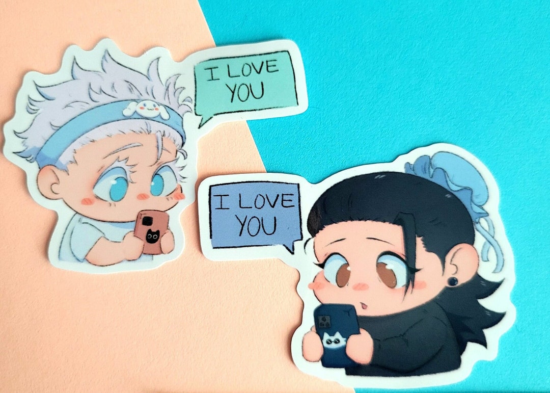 Satosugu Anime Vinyl Sticker | Gojo Satoru Sticker | Geto Suguru ...