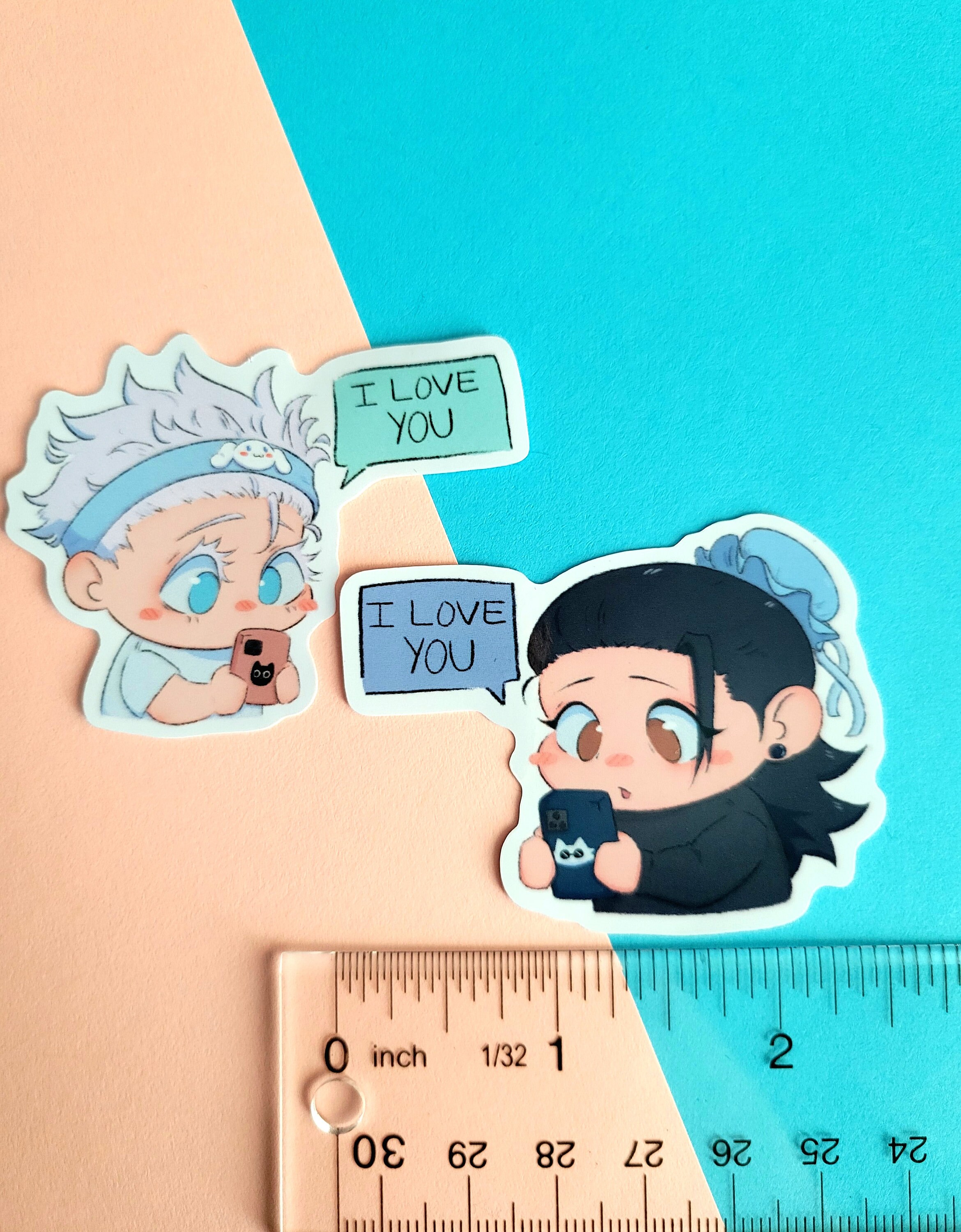 Satosugu Anime Vinyl Sticker Gojo Satoru Sticker Geto Suguru Sticker ...