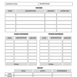 Money Management Planner Bundle - Etsy