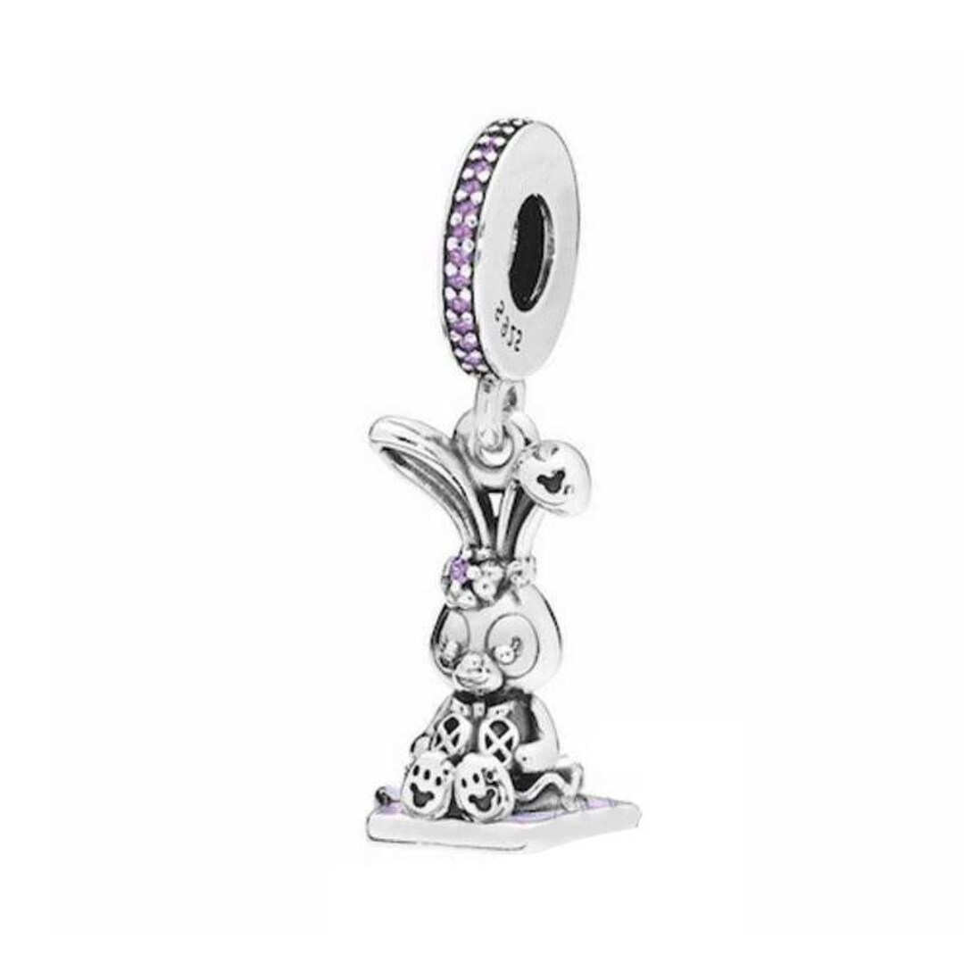 Pandora Sterling Silver Stellalou Charm Rabbit Hare Duffy + Pouch - Etsy