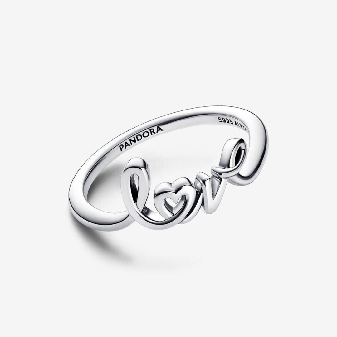 Pandora Handwritten Love Ring Size 50/52/54/56/58 - Etsy