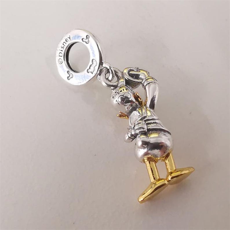 Pandora 100th Anniversary Donald Duck Lab-grown Diamond Dangle Charm - Etsy