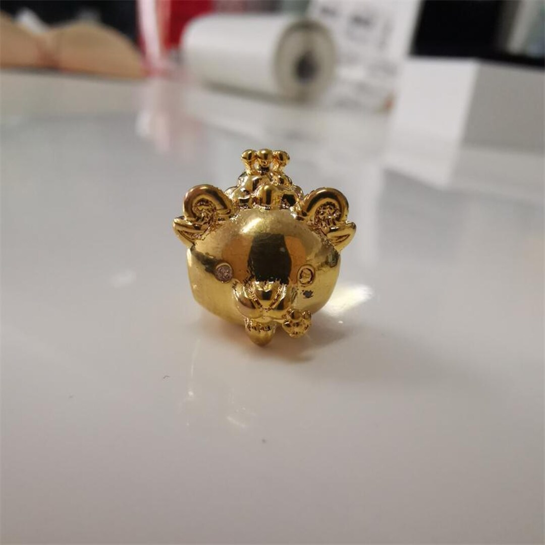Pandora Shining Goat Shine 18k Gold Plated Charm - Etsy