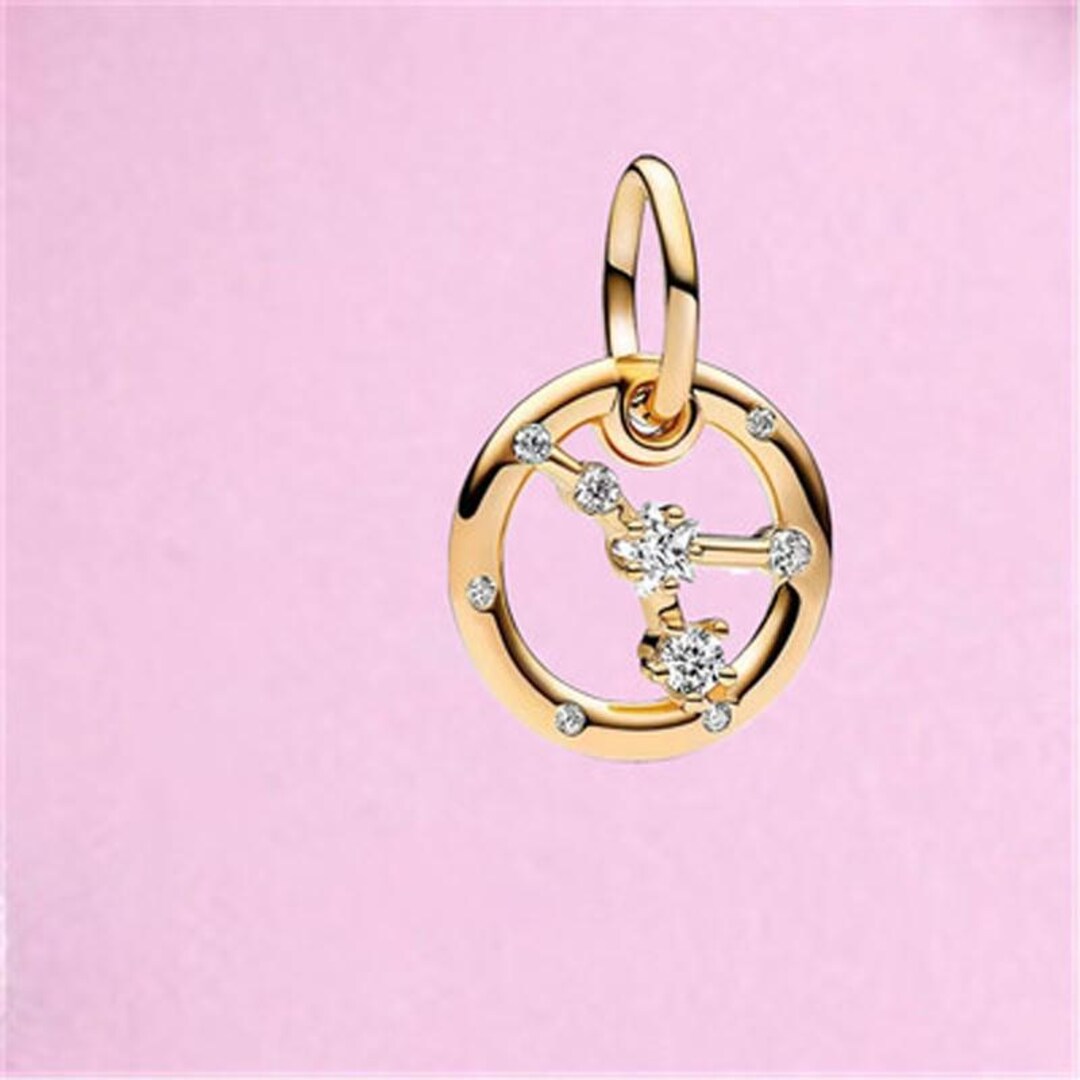 Pandora Sparkling Cacer Zodiac Star Sign Charm Pendant - Etsy