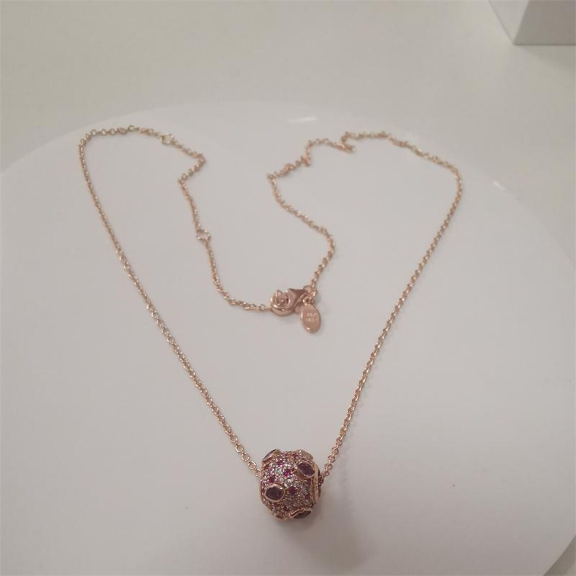 Pandora Sweet Kiss Necklace 50cm - Etsy