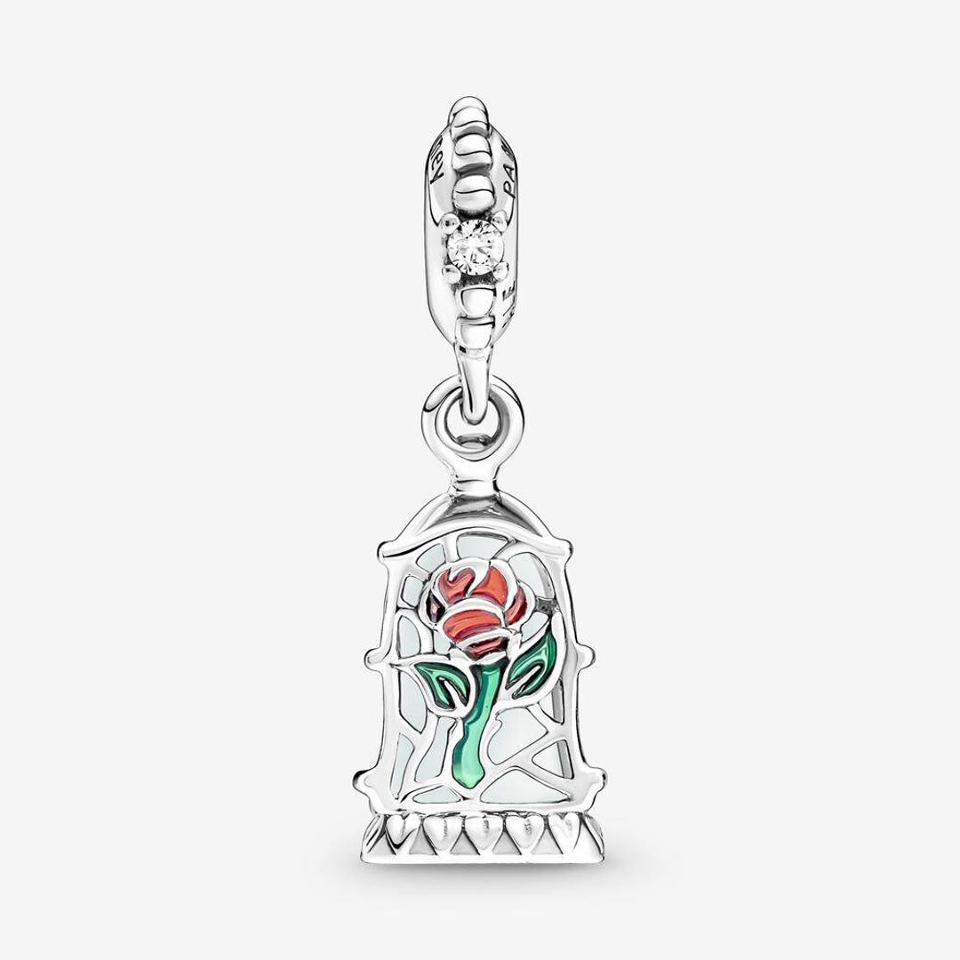 Pandora Beauty and the Beast Enchanted Rose Dangle Charm Anhaenge - Etsy