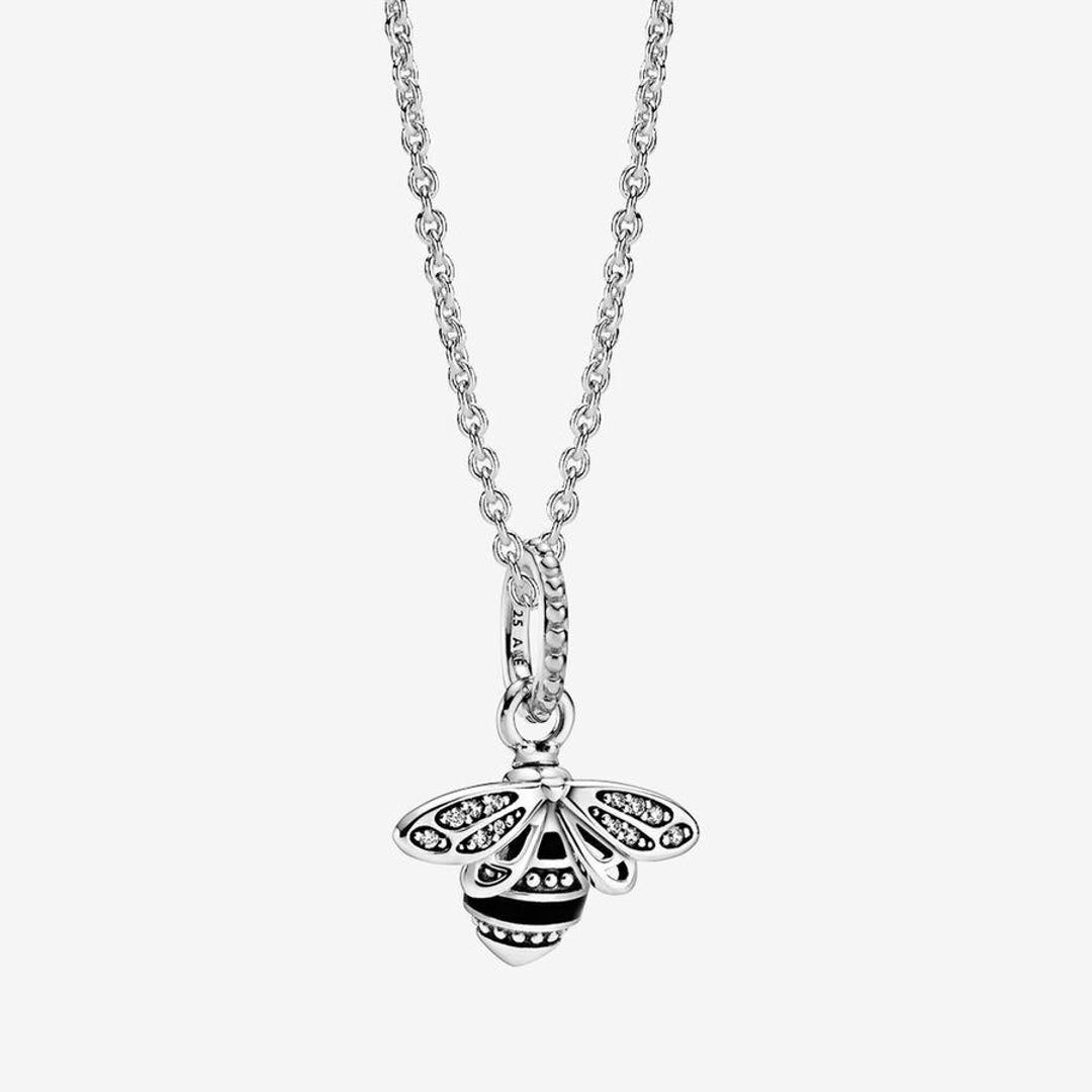 Pandora Sparkling Queen Bee Necklace Set - 60cm - Etsy