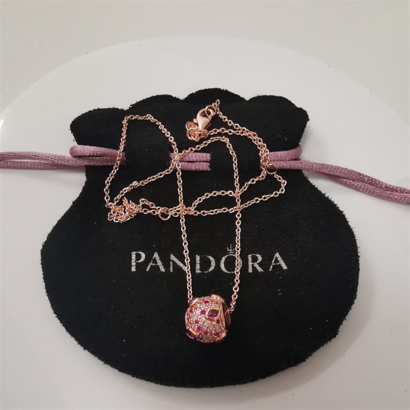 Pandora Sweet Kiss Necklace 50cm - Etsy