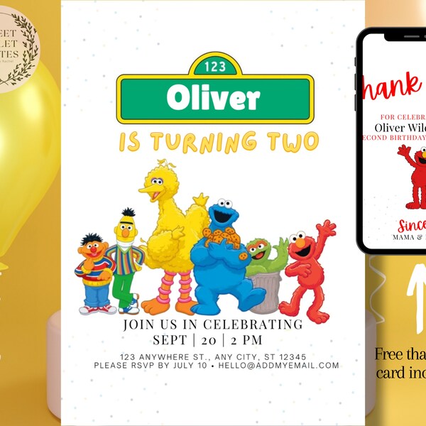 Toddler Birthday Party Invitations - Etsy