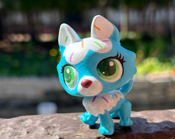 LPS Littlest Pet Shop Custom OOAK Husky (design Based on #3235) - Etsy