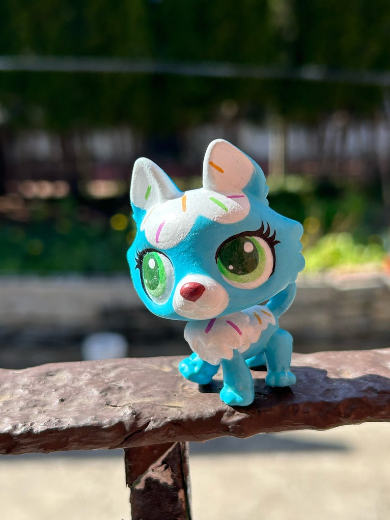 LPS Littlest Pet Shop Custom OOAK Husky design Based on 3235 - Etsy