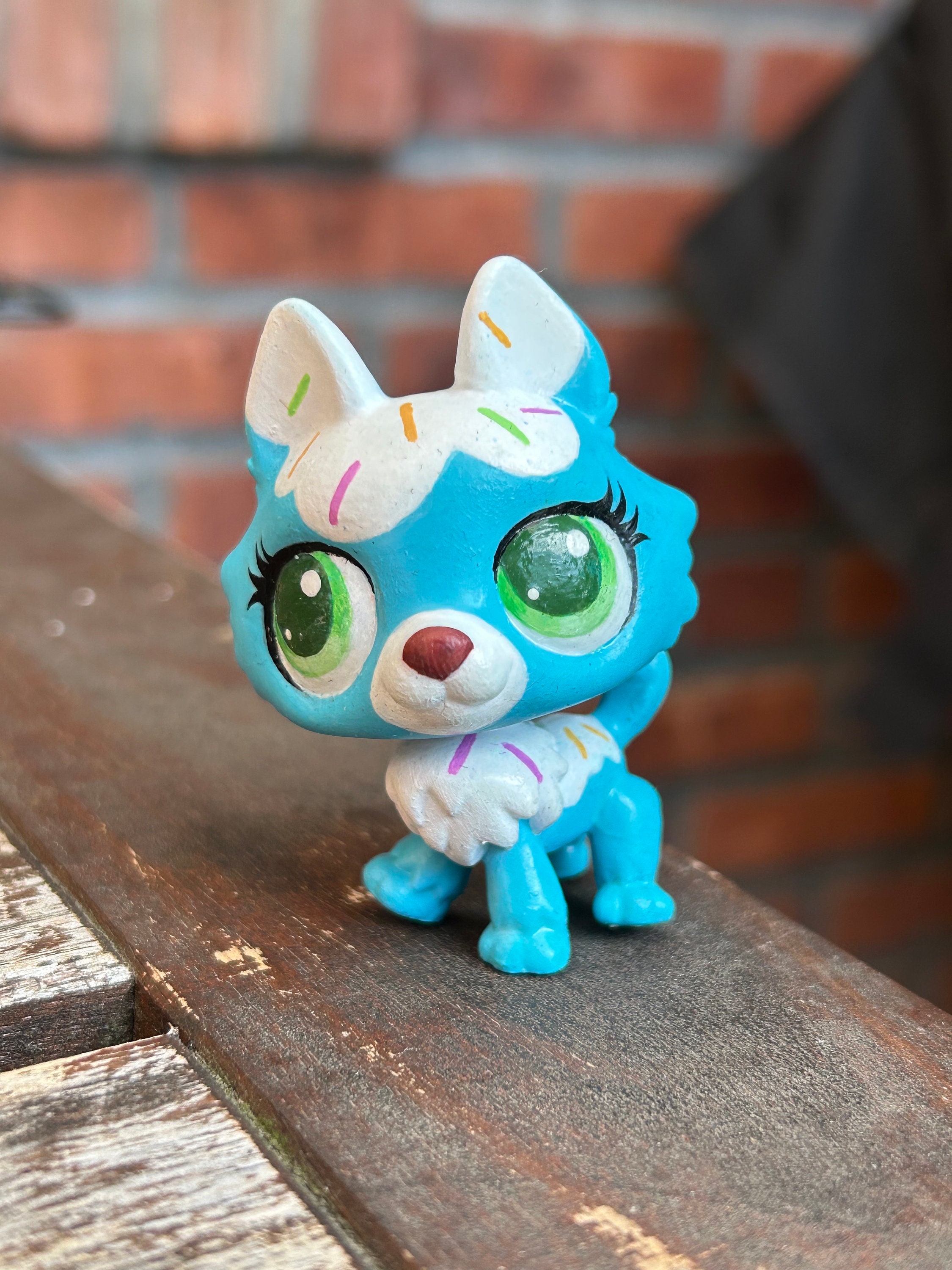 LPS Littlest Pet Shop Custom OOAK Husky design Based on 3235 - Etsy