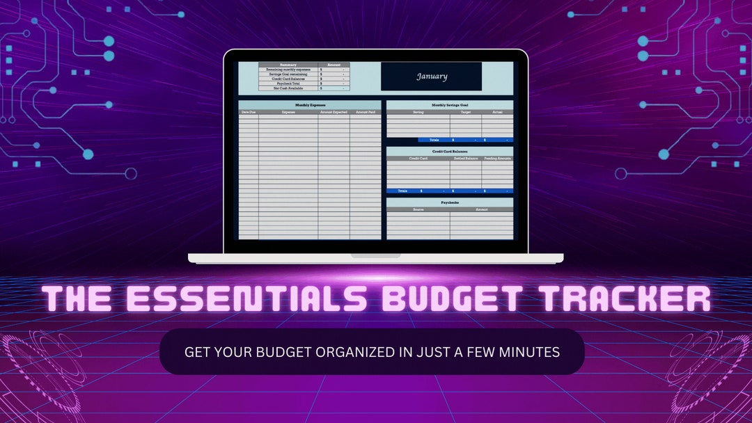 The Essentials Finance Budget Tracker Exactly What You Need to ...
