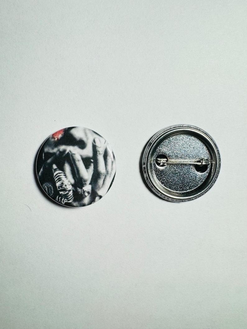 ASAP Rocky Music Pins Buttons Custom Handmade Fan Gifts Unique Music ...