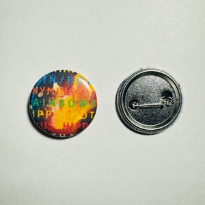 Radiohead Music Pins Buttons Custom Handmade Fan Gifts Unique Music ...