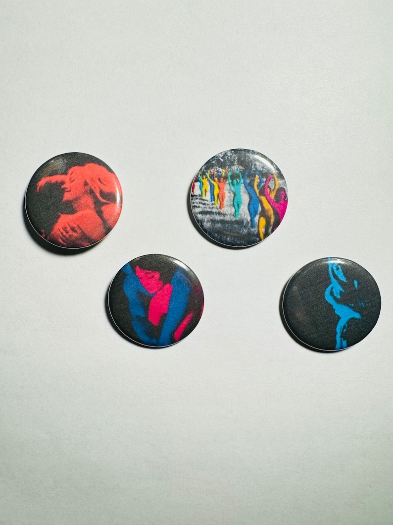 TV Girl Album Cover Pins: Handmade Music Fan Accessories - 4 Pack - Etsy