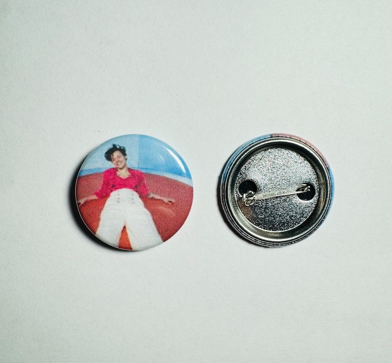 Harry Styles Music Pins Buttons Custom Handmade Fan Gifts Unique Music ...