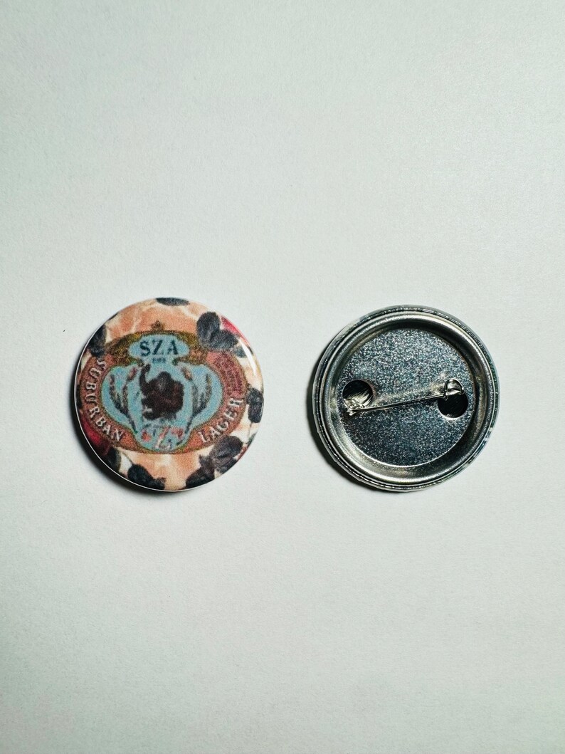 SZA Pinback Music Pins Custom Handmade Fan Gifts Unique Music Inspired ...
