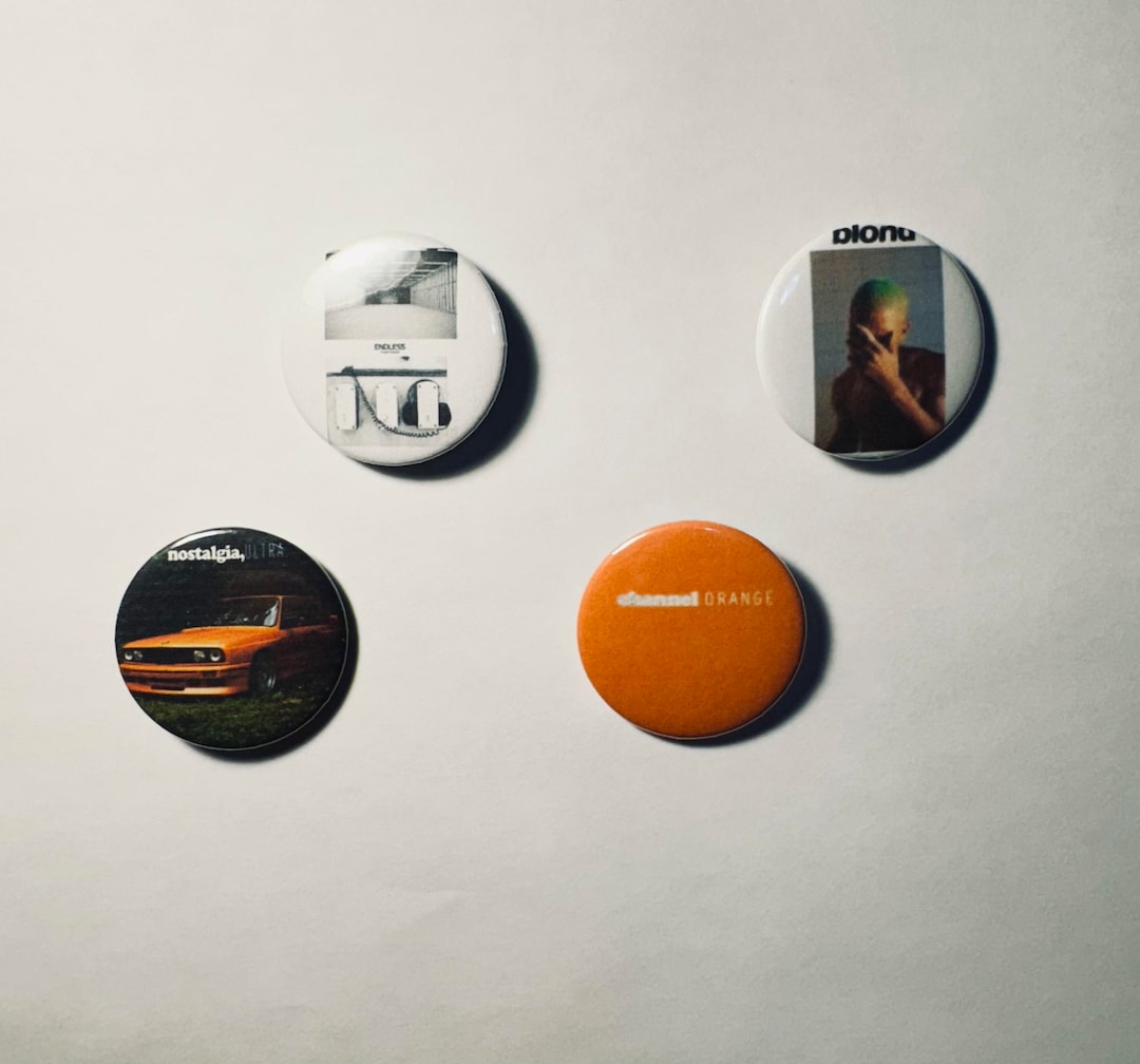 Frank Ocean Music Pins Buttons Custom Handmade Fan Gifts Unique Music ...