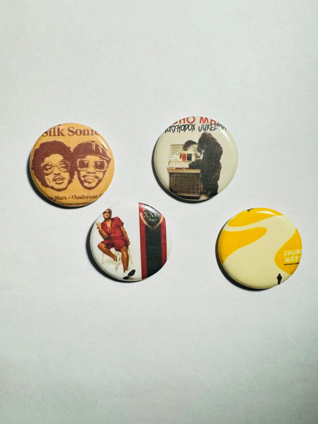 Bruno Mars Album Cover Pinback Buttons - Handmade Fan Merch (4 PACK) - Etsy