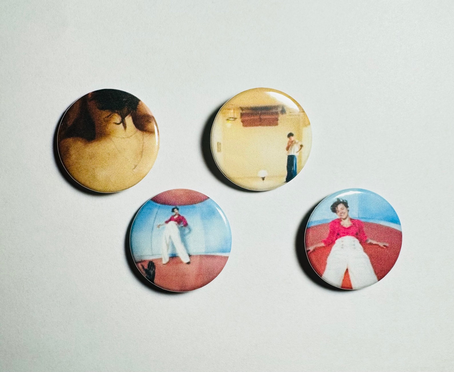 Harry Styles Music Pins Buttons Custom Handmade Fan Gifts Unique Music ...