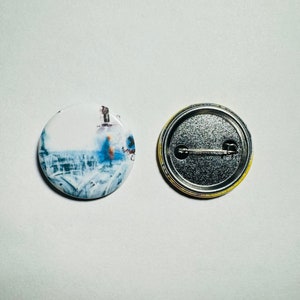 Radiohead Music Pins Buttons Custom Handmade Fan Gifts Unique Music ...