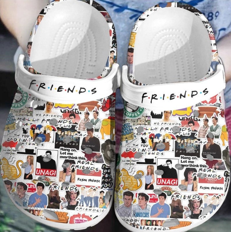 Friends TV Show Cozy Unisex Winter Slippers, Soft Indoor Shoes for ...