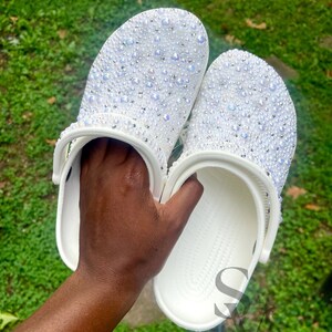 Custom Pearled Bridal Bling Wedding Crocs - Etsy