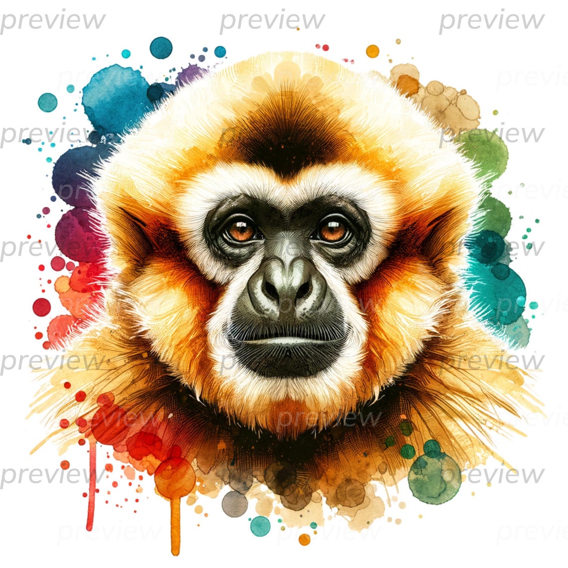 Jungle Animal Clipart, Watercolor Clipart, Safari Animals, Jungle ...