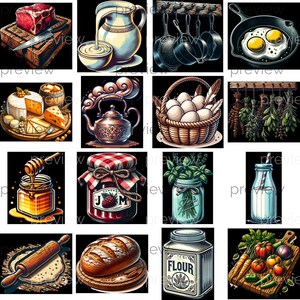 Farmhouse Kitchen Clipart, Rustic Kitchen, Png Clipart, Cooking Clipart ...