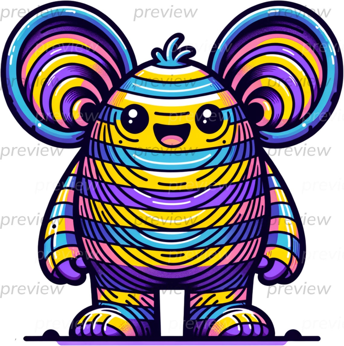 Cute Monsters Clipart, Cute Monster Png, Monsters Clipart, Png Bundle ...