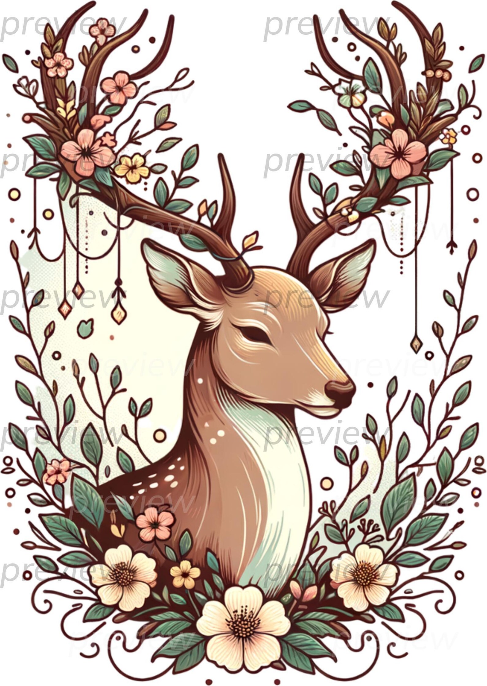 Enchanting Magical Creatures Clipart Bundle: Fantasy PNG Illustrations ...
